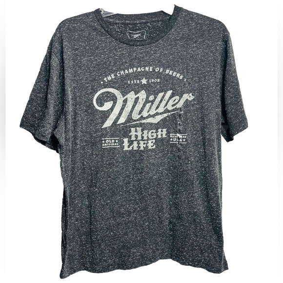 Shirts | Miller High Life Beer Short Sleeve Champagne Of Beers Usa ...